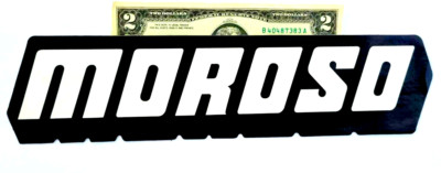 Moroso Performance Products NASCAR NHRA Logo Decal Sticker 11" x 2.75 ...