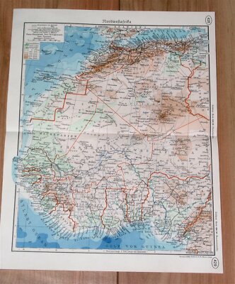Pre-1900 - Map Of Morocco