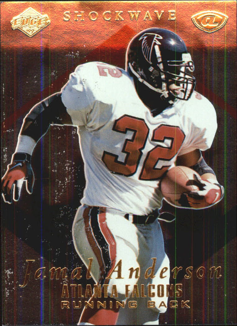 1999 Collector's Edge Advantage Shockwaves #SW1 Jamal Anderson - NM-MT ...