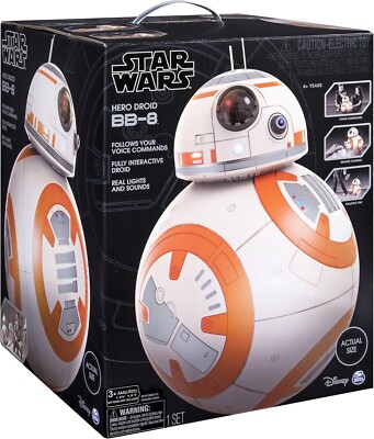 Star Wars BB-8 Fully Interactive Remote Control Hero Droid FULL SIZE ...