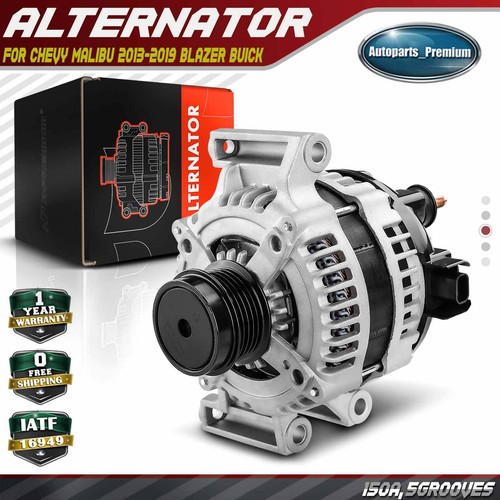 Alternator for Chevrolet Malibu 2013-2019 Blazer Impala Buick Regal GMC ...