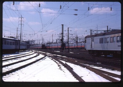 Transit Slide - Stamford Connecticut Passenger Train Yard New Haven ...