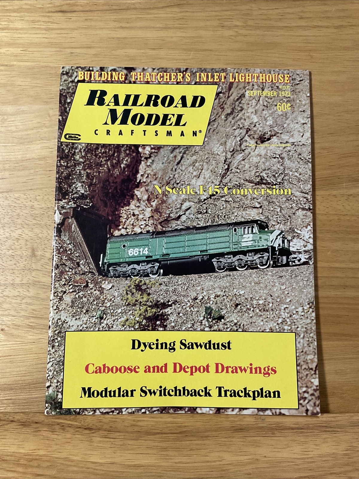 Railroad Model Craftsman Magazine Sep 1973 Building Thatcher's Inlet ...
