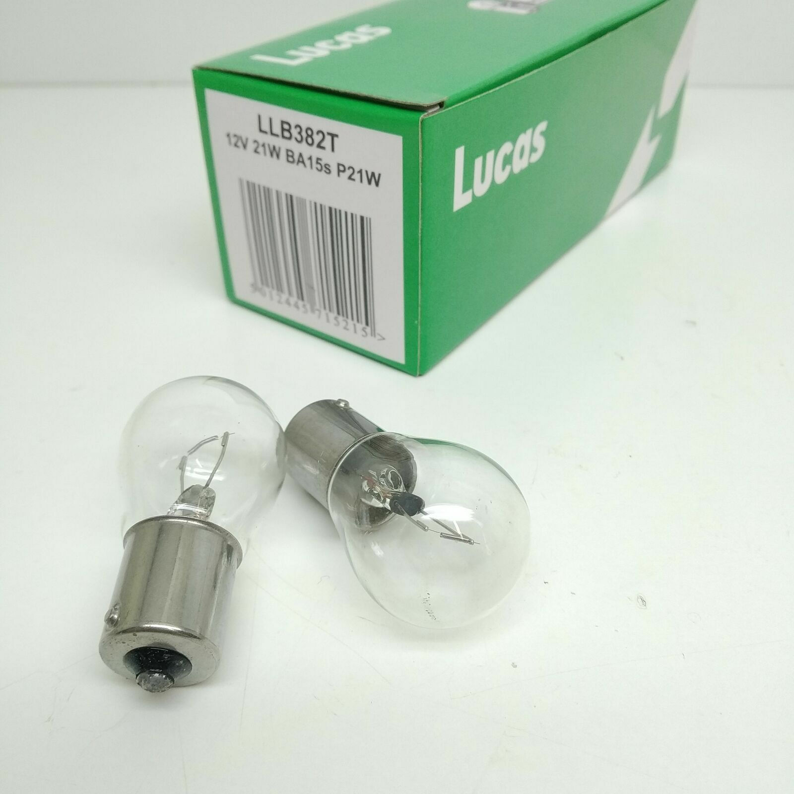 Pair Of Lamps 12V 21W BA15S LUCAS LLB382T | eBay