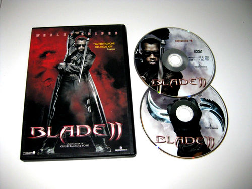 Blade II DVD Wesley Snipes Kris Kristofferson ROM Perlman- 2 DVD - (Box ...