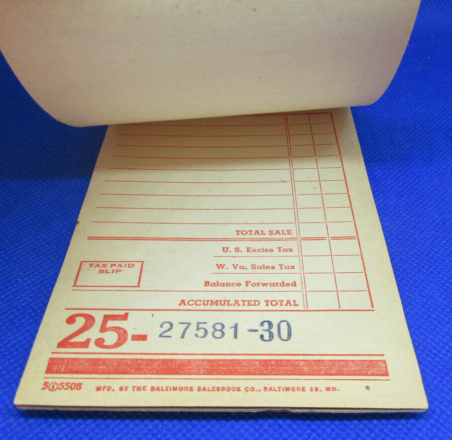 Coal Mining Scrip Unused Credit Book $25 N.R.& P. Stores Havaco, West ...