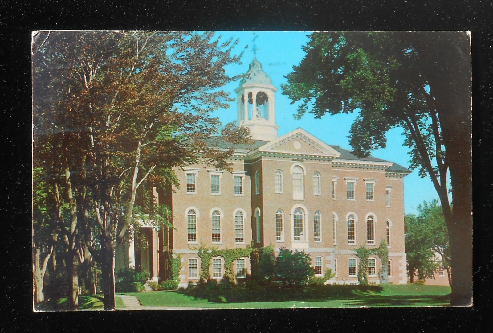 1963 Hathorn Hall Bates College Lewiston ME Androscoggin Co Postcard ...