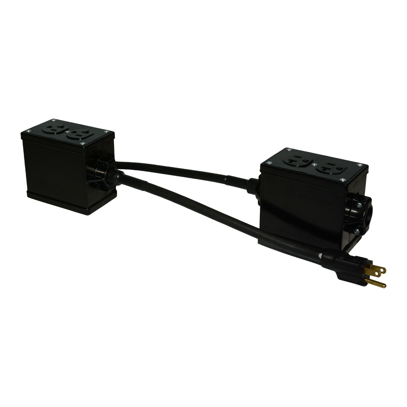 NEW Quad Duplex Receptacle 15A Stringer Box Power / Electrical ...