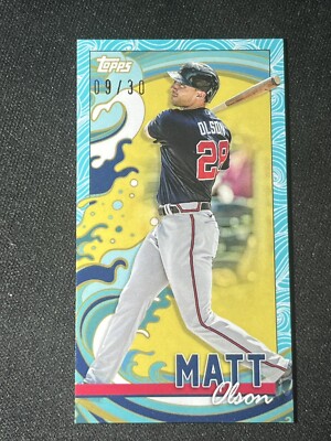 2022 Topps RIP Baseball Riptide Matt Olsen /30 Atlanta Braves #MRIP-MO ...