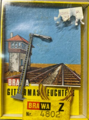 Brawa 4802 Lattice Mast Light Single Arm w/Festoon Bulb | eBay