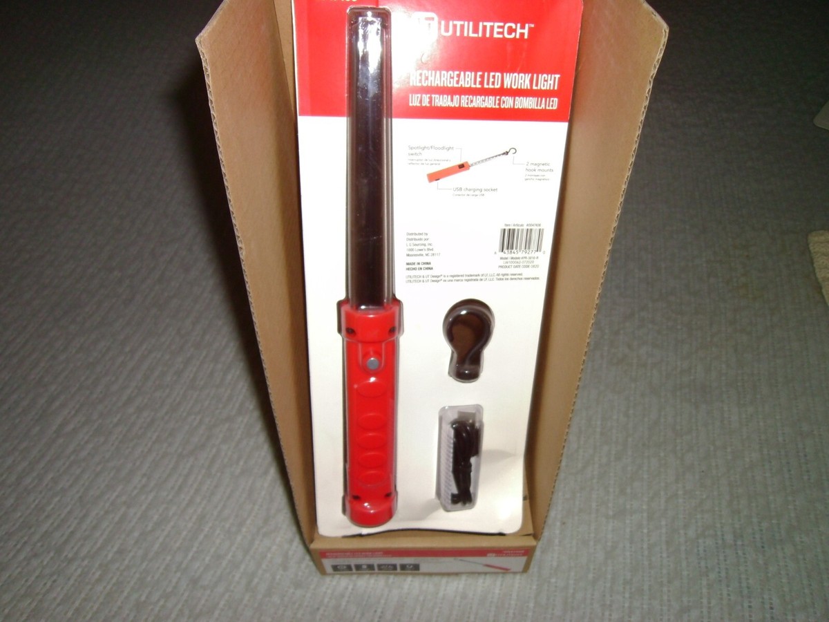 Utilitech Led Lighting Work Lutec PERI 6290Max Portable LED Work Light