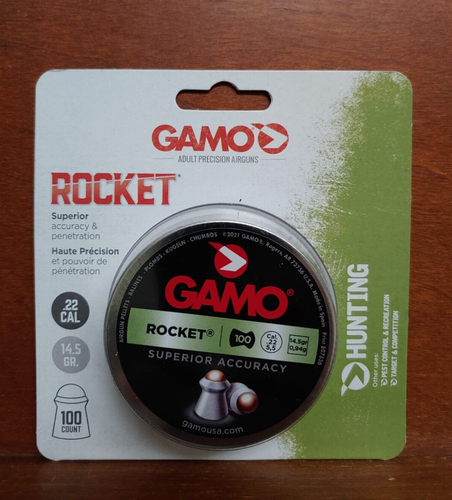 GAMO For Adult Precison Airguns ROCKET .22 Cal 100 Count Extreme ...