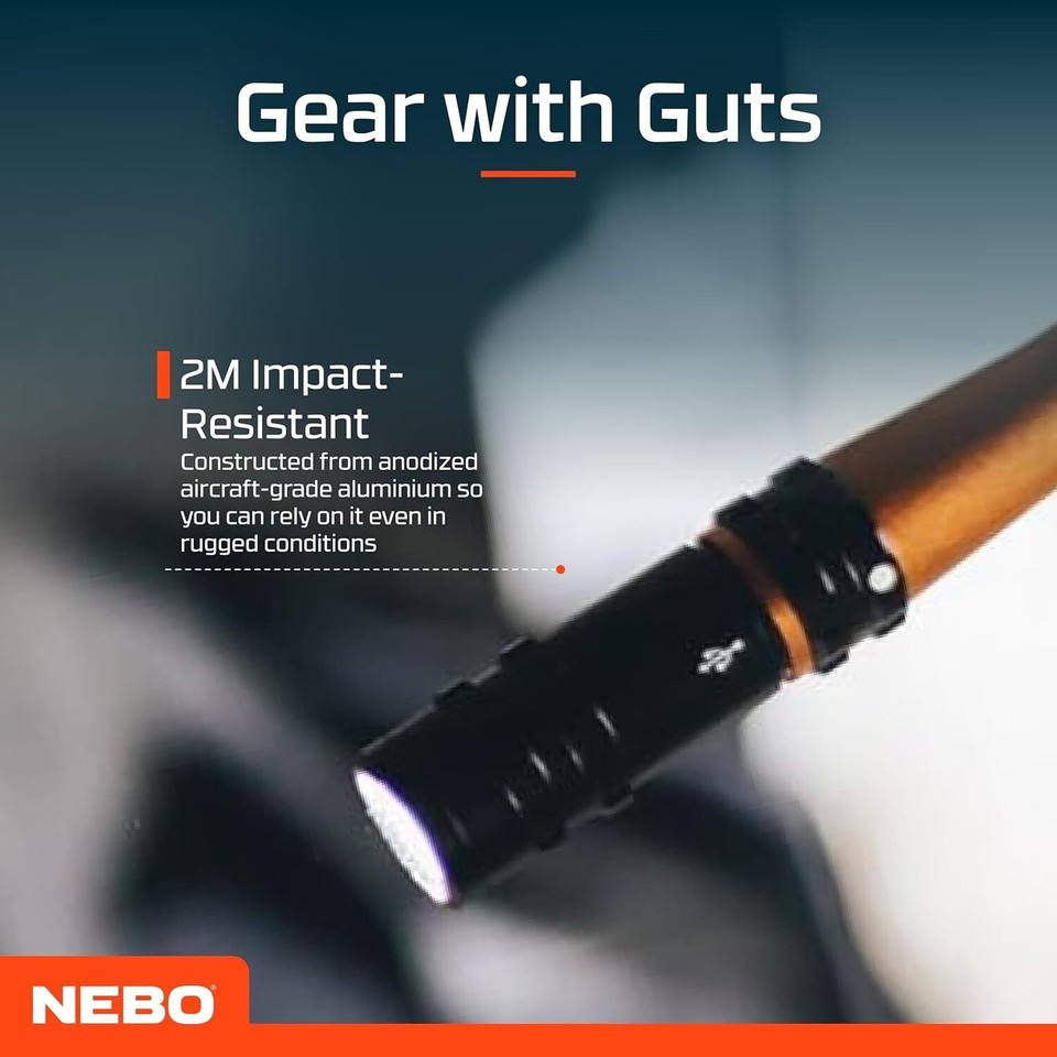 Nebo Master Series PL500 Rechargeable Waterproof LED 500 Lumen Pen ...