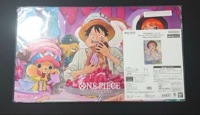 New One Piece Card Official Playmat Whole Cake Island & Promo Nami ...