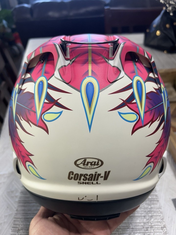 Arai Corsair-V Scott Russell Frost “Screaming Chief” Motorcycle Helmet ...
