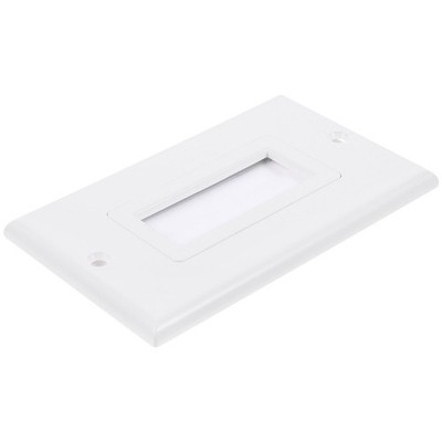 Wall Hole Cable Pass Through Entry Plate Grommet for Cables Brush Panel ...