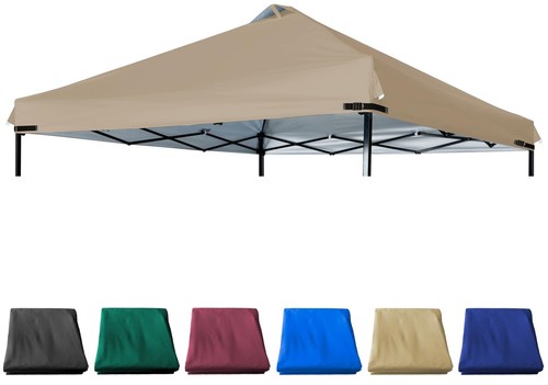 Canopy Replacement Top Silver Coated with Air Vent Upgraded Adjustable ...