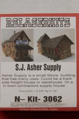 RSLASERKITS - S. J. Asher Supply - N Scale Kit - 3062 | eBay