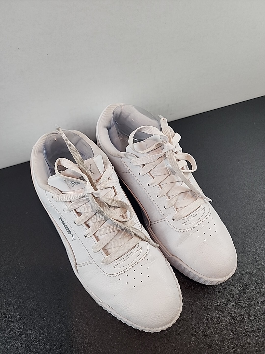 Puma Carina Slim Womens White Sneakers Casual Shoes … - Gem