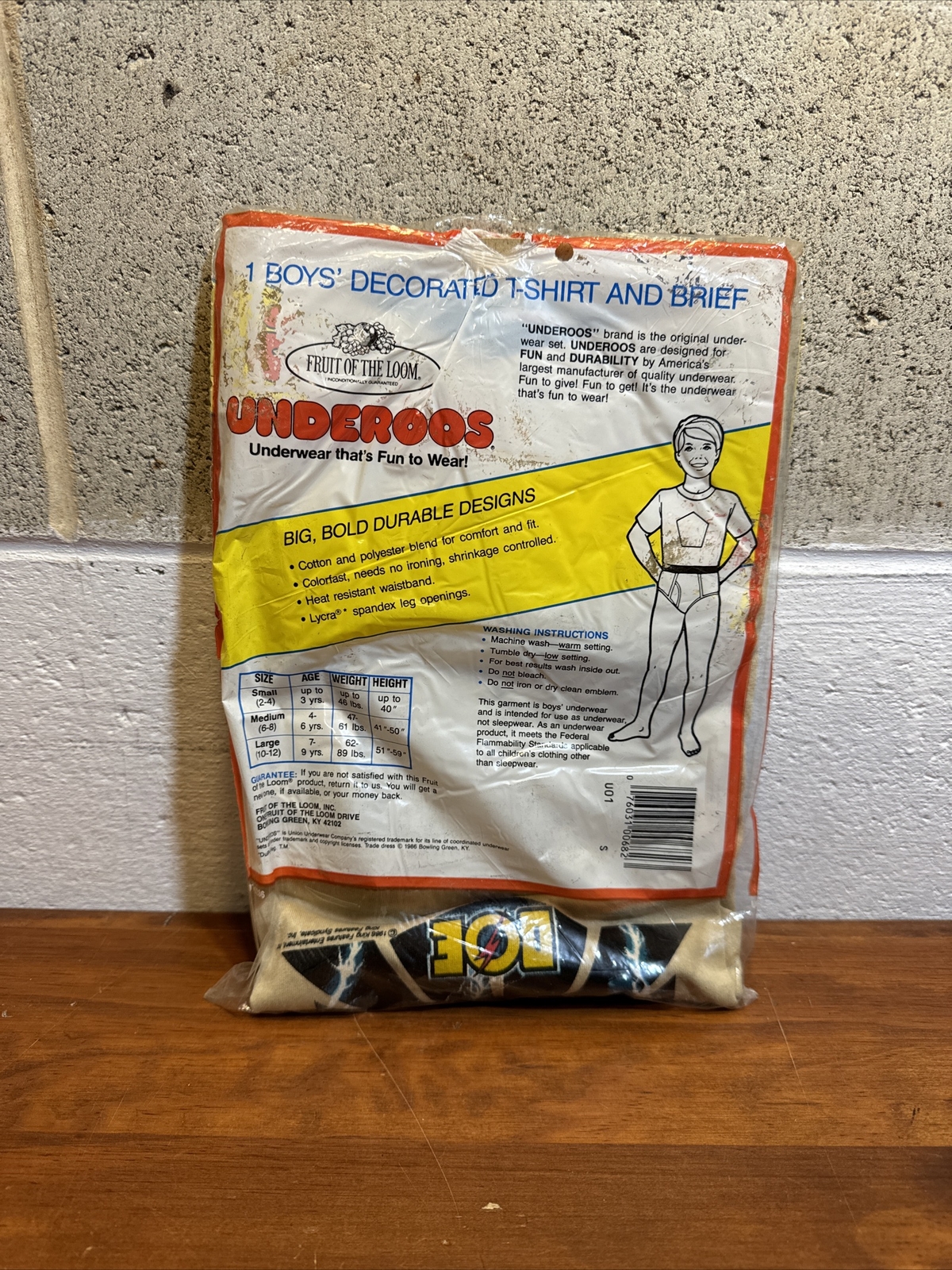 Vintage 1986 Underoos Defenders Of The Earth Flash Gordon Ming Sealed ...