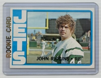 1972 Topps Football John Riggins Rookie Card RC #13 New York Jets | eBay