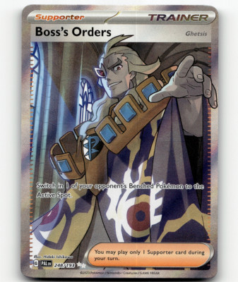 Pokemon Boss's Orders Paldea Evolved 248/193 | eBay