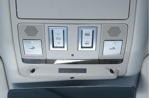 For Land Rover Defender 2020-2023 Silver Reading Light Skylight Button ...