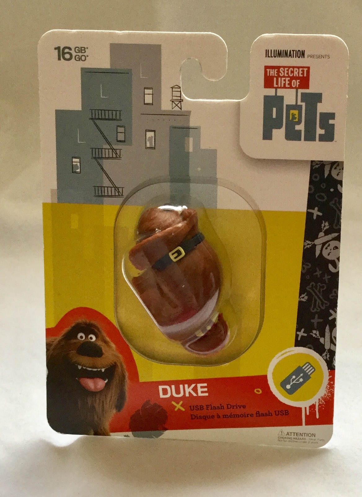 The Secret Life Of Pets 16GB USB Flash Drive - Duke - Shaped *New* | eBay