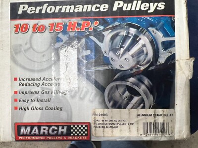 March Performance Ford 289-302 March Performance Polished Aluminum 3V ...
