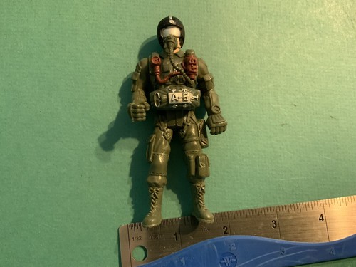 Chap Mei Solider Force Excite Team A-6 Jet Fighter Pilot Figure Black ...