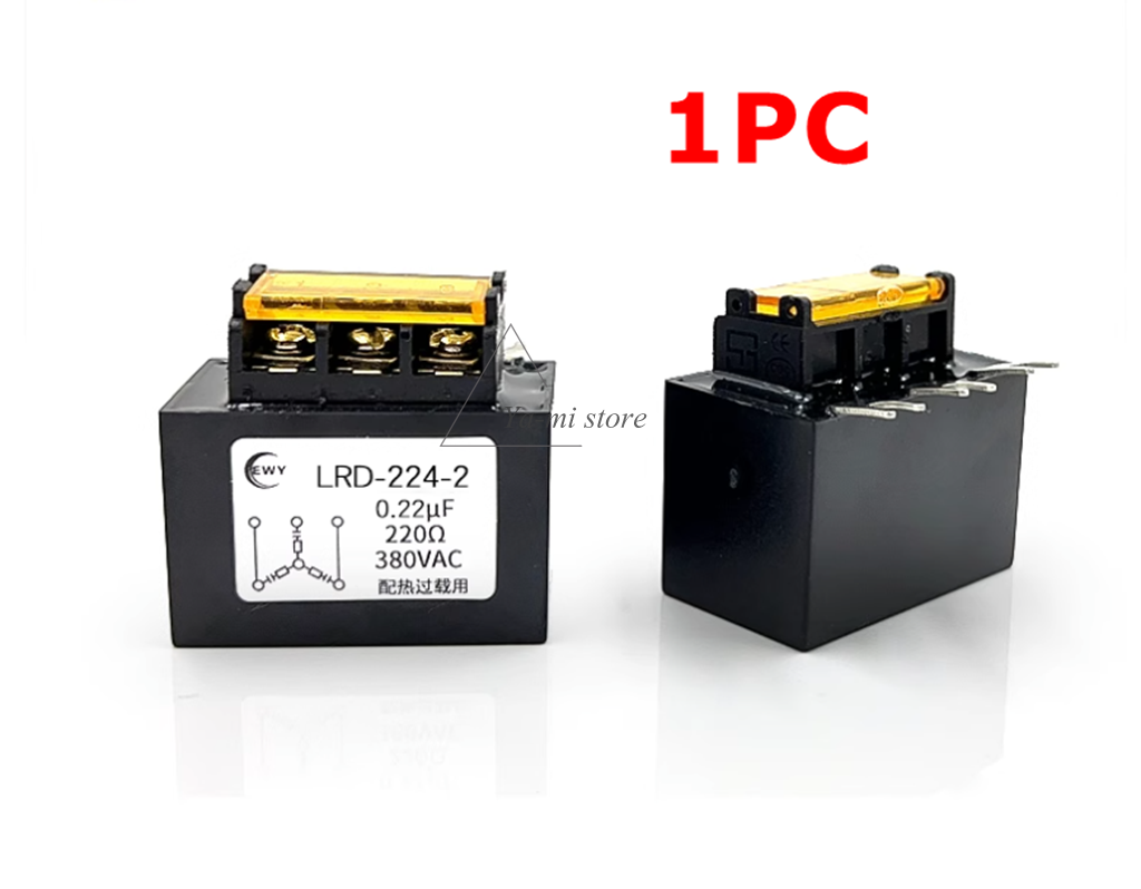 1PC LRD-224-2 Spark Eliminator 0.22UF 220R 380V with D09 contactor | eBay
