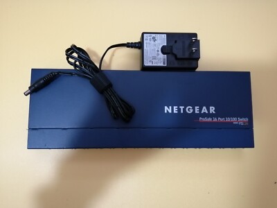 One Netgear FS116 Ethernet Switch 16 Ports - Used But Working Well | eBay