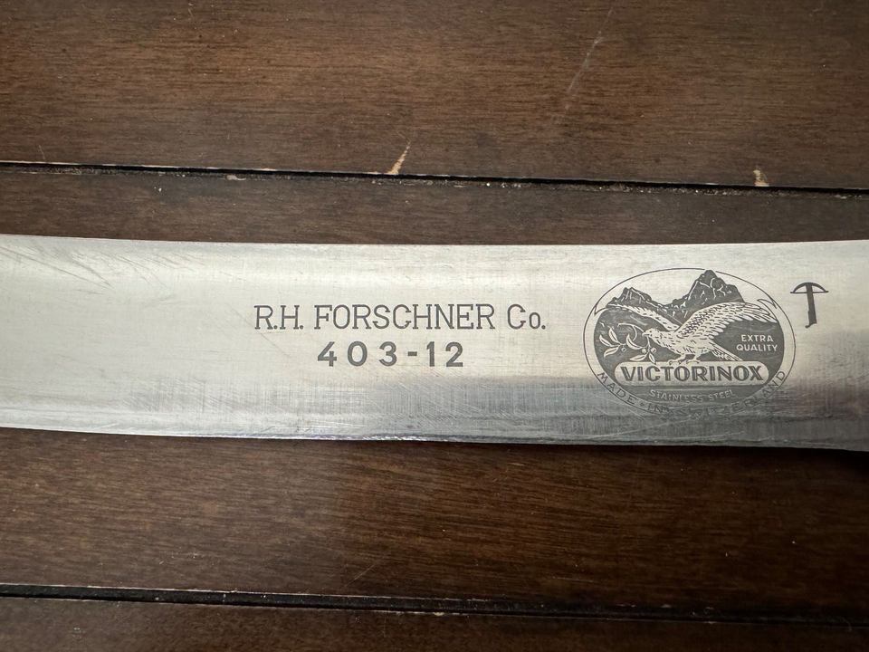 R. H. Forschner Co Victorinox 403-12 12" Curved Butcher Knife Made ...
