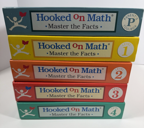 Hooked On Math Master The Facts Complete Set 1 - 4 & Parent's Toolbox ...