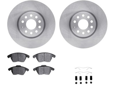 Front Brake Pad and Rotor Kit For 2007-2016 VW Eos 2008 2009 2010 2011 ...
