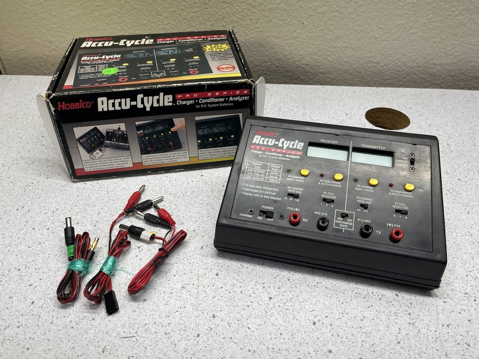 Hobbico Accu-Cycle Pro Series Charger-Conditioner-Analyzer For R/C ...