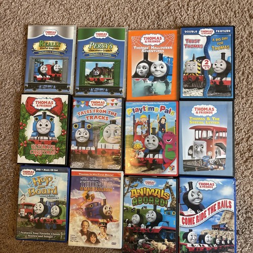 Thomas And Friends Dvd Lot Of 12 Animals Onboard Hop On Board Halloween ...
