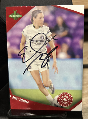 Signed 2022 Parkside NWSL EMILY MENGES #46 Portland Thorns ...