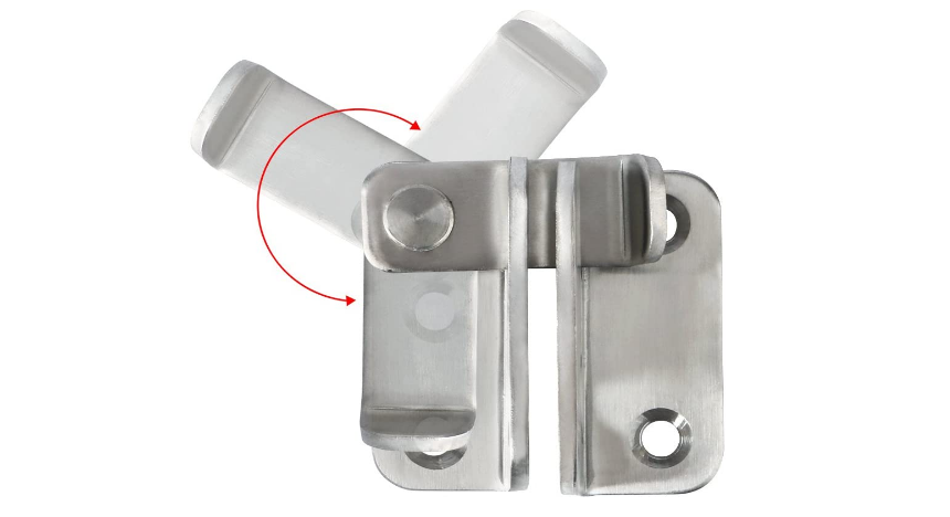 Safety Flip Latch Gate Latches Door Slide Bolt Lock Catch No Rust Solid ...