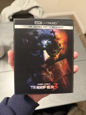 Terrifier 3 • 4K UHD / Blu-ray • Lenticular Slipcover • Holiday Horror ...