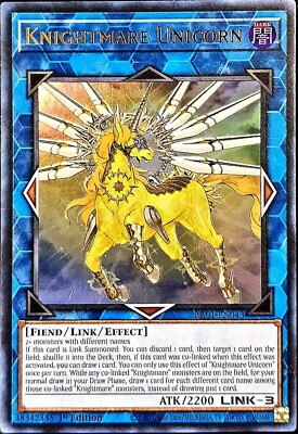 Knightmare Unicorn RA01-EN043 | eBay