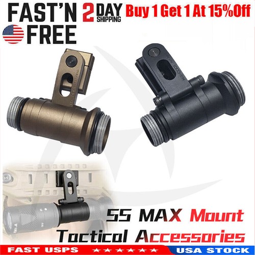 Weapon SS M-AX Helmet Mount Fit M300 M600 SF Flashlight Scout Light ...