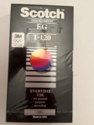 Scoth Videocassette EG T-120 3M VHS New | eBay