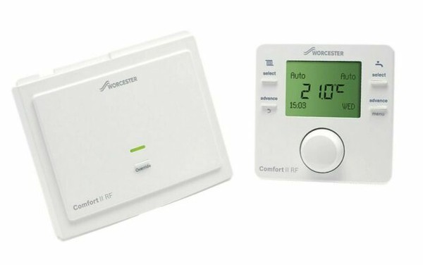 Worcester Greenstar Comfort II Programmable Room Thermostat and RF ...