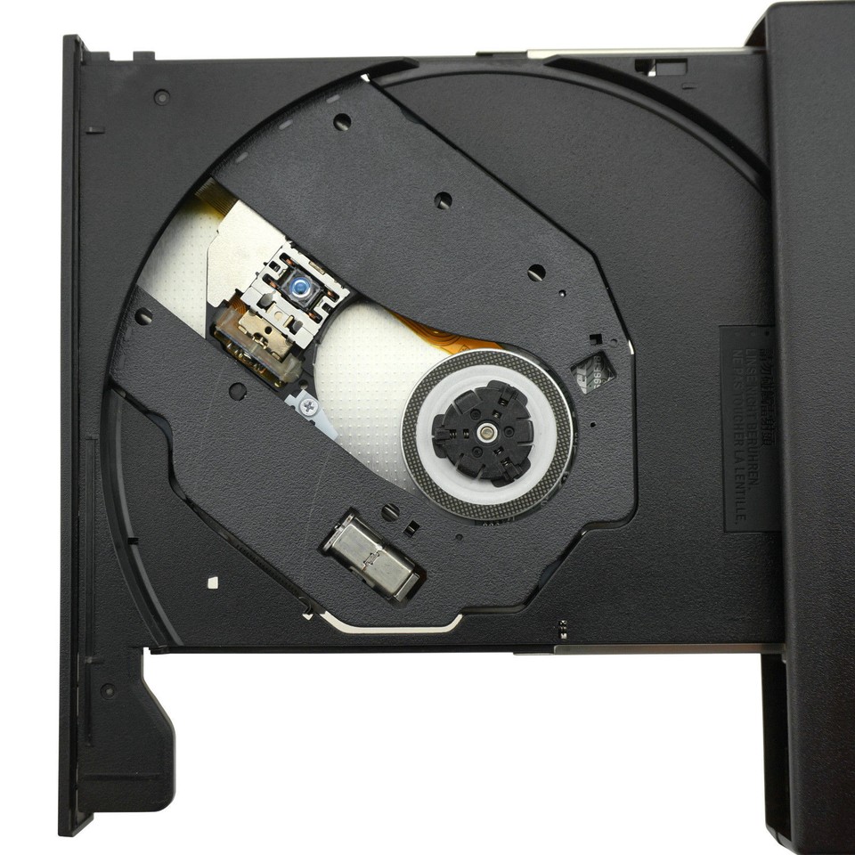 USB External DVD 8X Burner DVD-R Dual Layer CD RW Writer Laptop PC ...