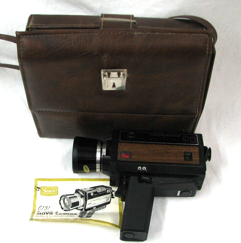 Sears C/131 8mm Five 2 One Auto Zoom Movie Camera | eBay