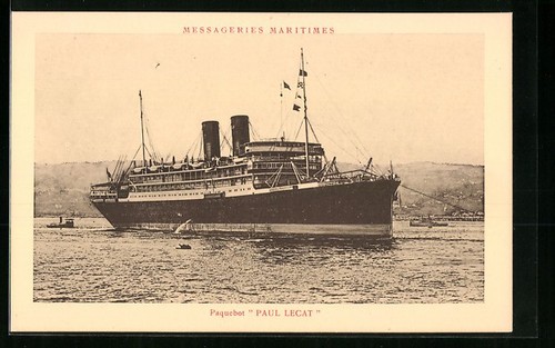 Passagierschiff Paul Lecat im Hafen, Ansichtskarte | eBay