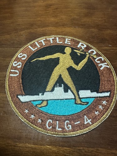 Vintage US Navy USS Little Rock CLG-4 Guided Missile Cruiser Patch Ace ...