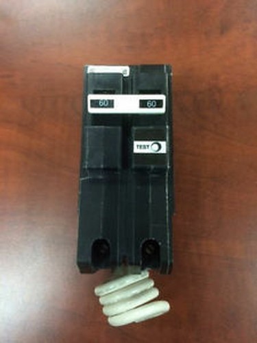 GE THQL2160GF1 60 Amp 2 Pole plug in GFi GFCI ground fault Breaker ...