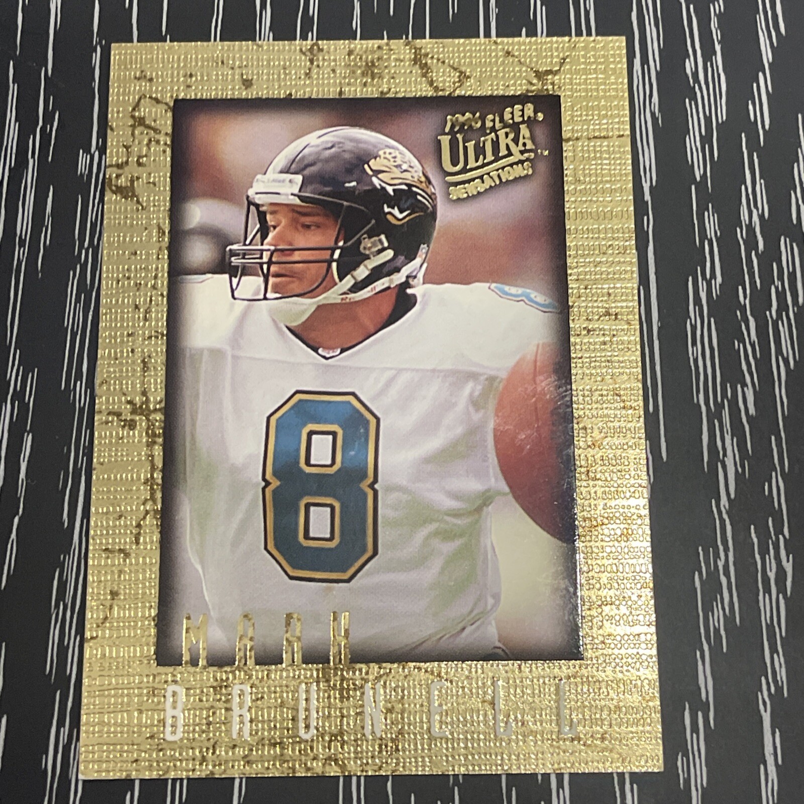 1996 Fleer Ultra Sensations Marble Gold Mark Brunell #48 | eBay